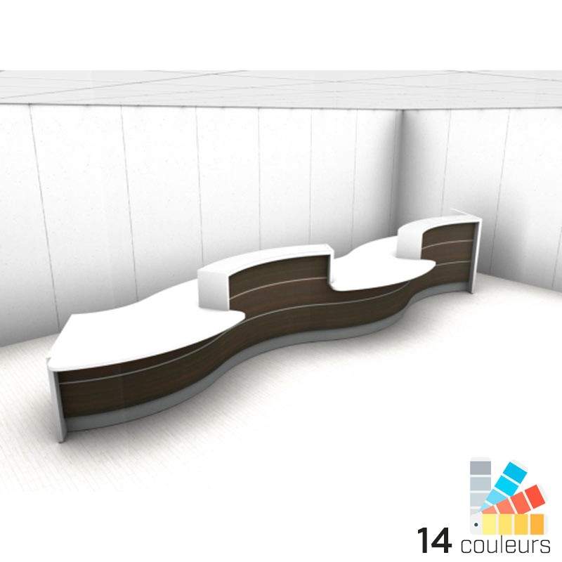 Comptoir de réception lumineux -15 Coloris au choix