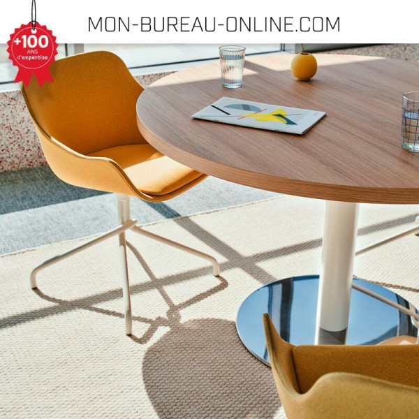 Table ronde pour bureau de direction et coin détente