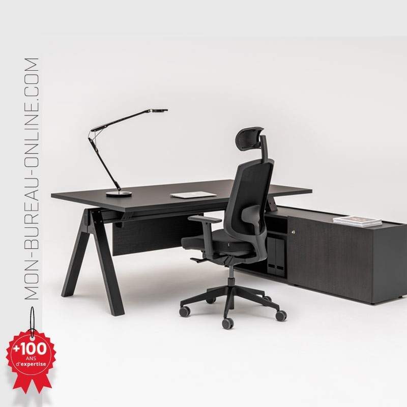 Bureau de direction haut de gamme - Noir - Vega