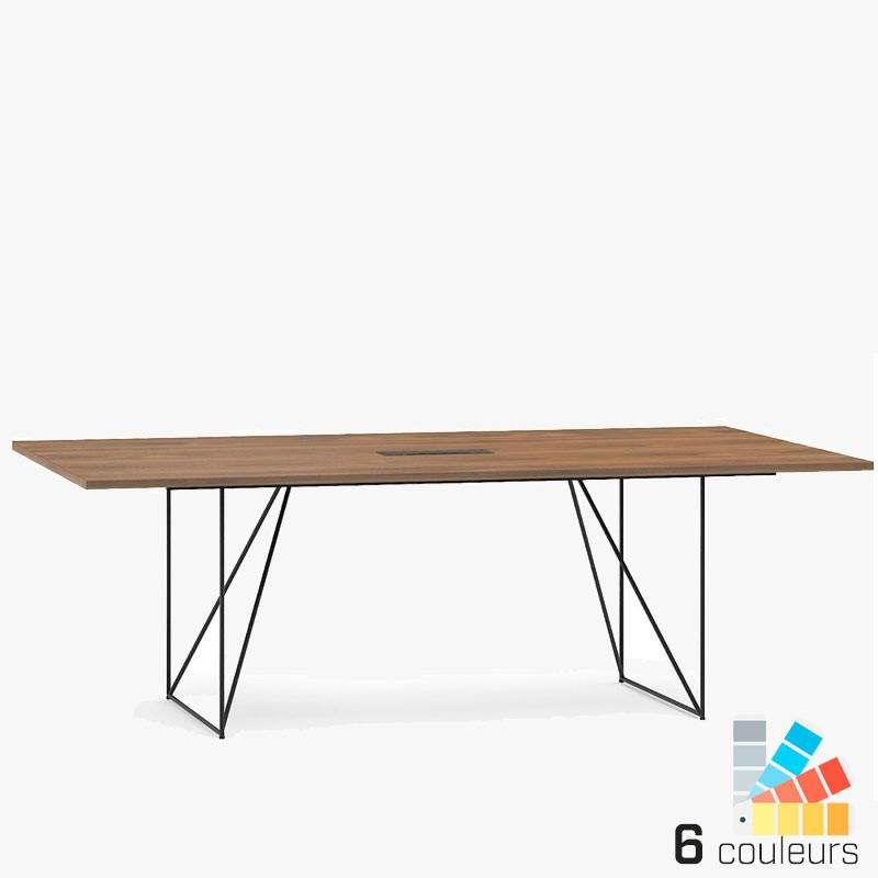 Magnifique table de réunion pour 8 personnes - Créateur Italien