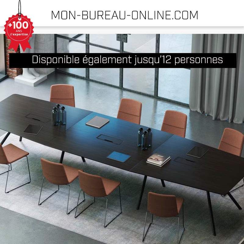 Table de réunion Haut de Gamme pour 10 personnes - Créateur Italien