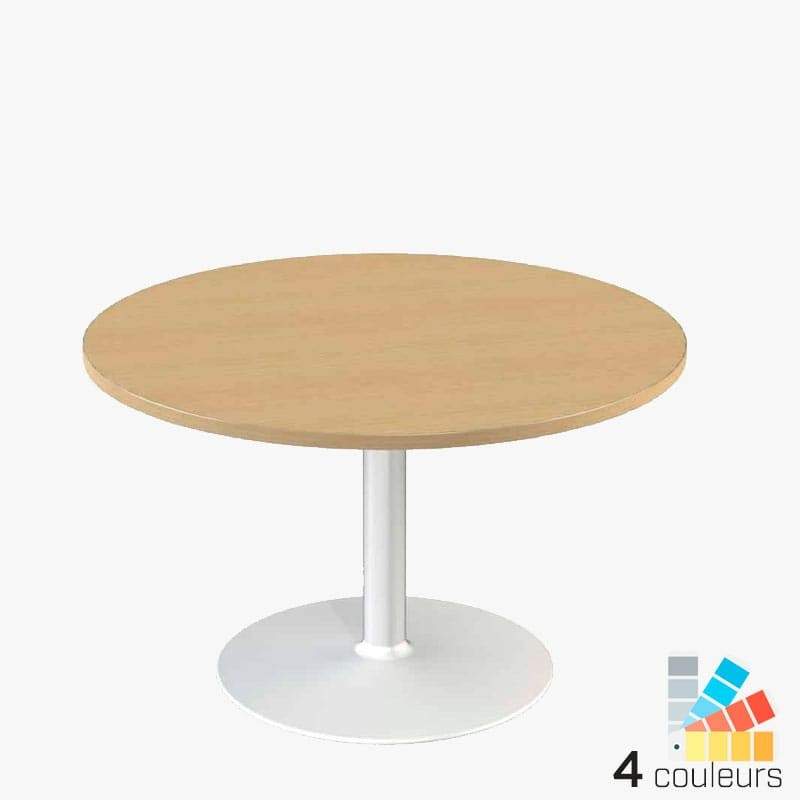 Table de réunion ronde pour 4 personnes -Tarif le plus bas du marché
