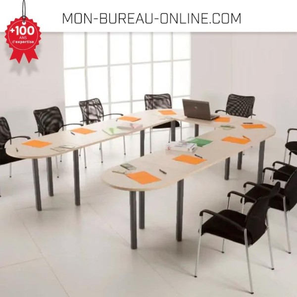 Table de réunion en U pour 9 personnes Au Meilleur Prix