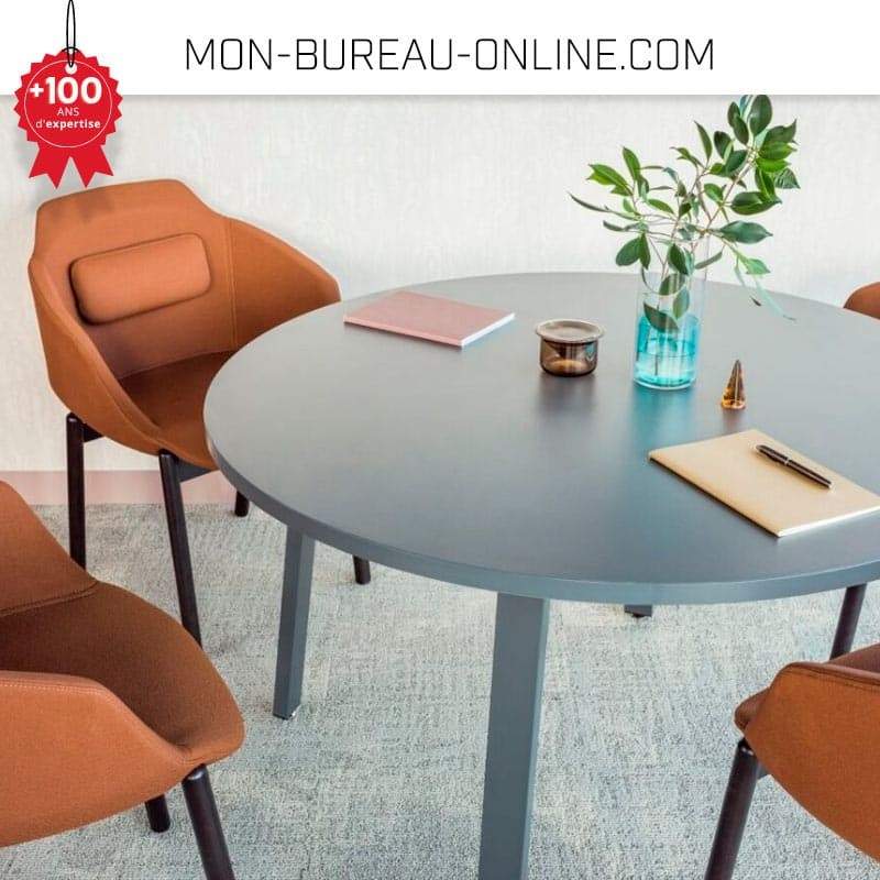 Table de réunion Ronde et de détente pour 5 ou 6 personnes au Meilleur ...