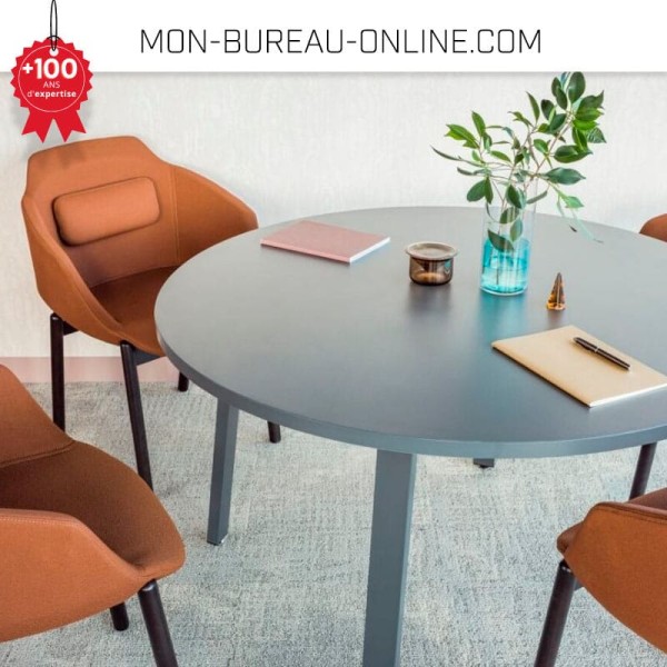 Table de réunion Ronde et de détente pour 5 ou 6 personnes au Meilleur ...