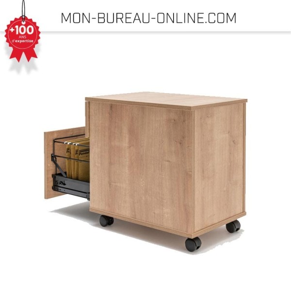 Caisson de rangement 3 tiroirs avec façade ouverte - Haut de Gamme - Vega