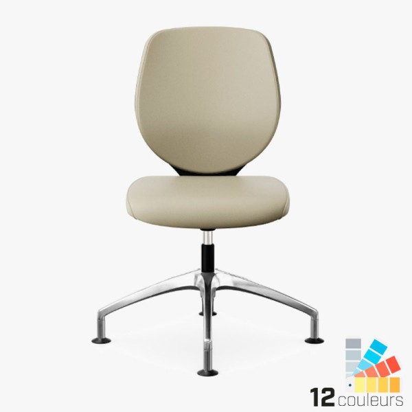 Siège de conférence pivotant en cuir - Avec ou sans accoudoir - Haut de ...