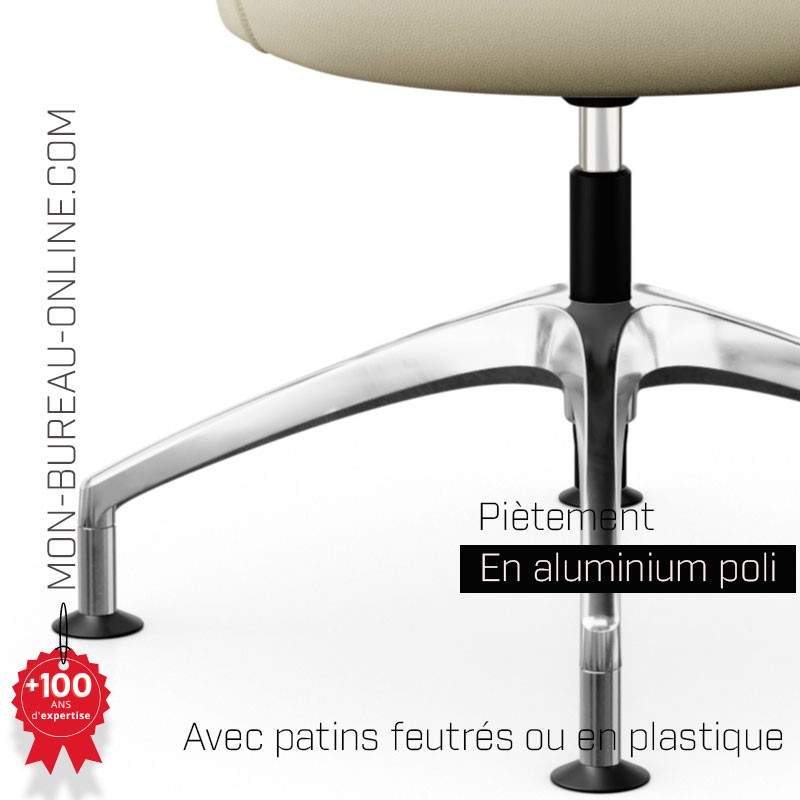 Siège de conférence pivotant en cuir - Avec ou sans accoudoir - Haut de ...